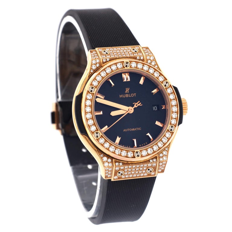 Hublot Classic Fusion Chronograph King Automatic Watch Rose Gold and ...