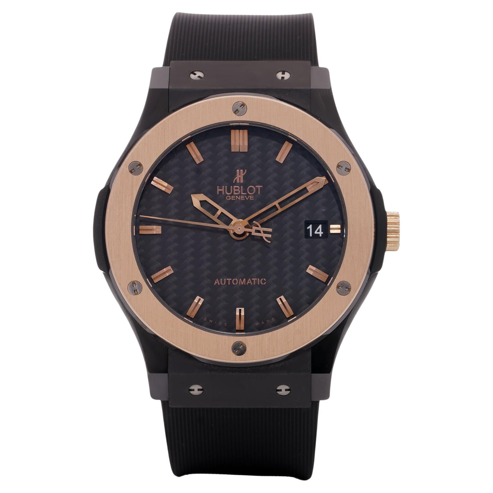 Hublot Classic Fusion men's wristwatch 42mm For Sale at 1stDibs
