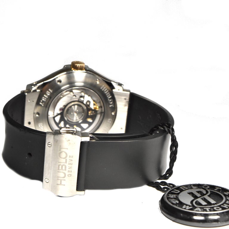 Hublot Classic Fusion Ref 1915.7 Steel and Rose Gold Watch at 1stDibs