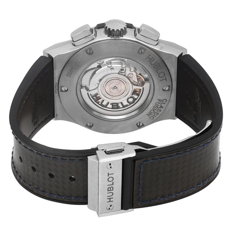 Hublot Classic Fusion Titanium Diamond Black Skeleton Dial 525.NX.0170 ...