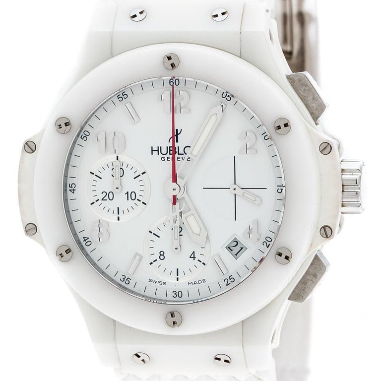 Hublot White Ceramic Big Bang Aspen 341.CH.230.RW Unisex Watch 41 mm ...