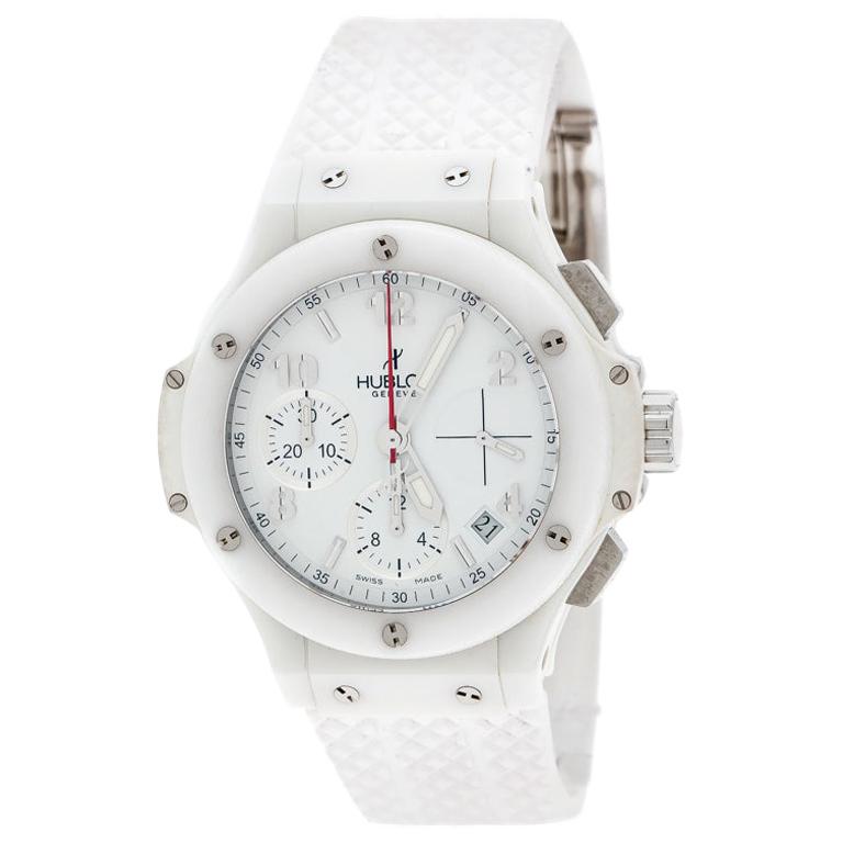 Hublot White Ceramic Big Bang Aspen 341.CH.230.RW Unisex Watch 41 mm ...