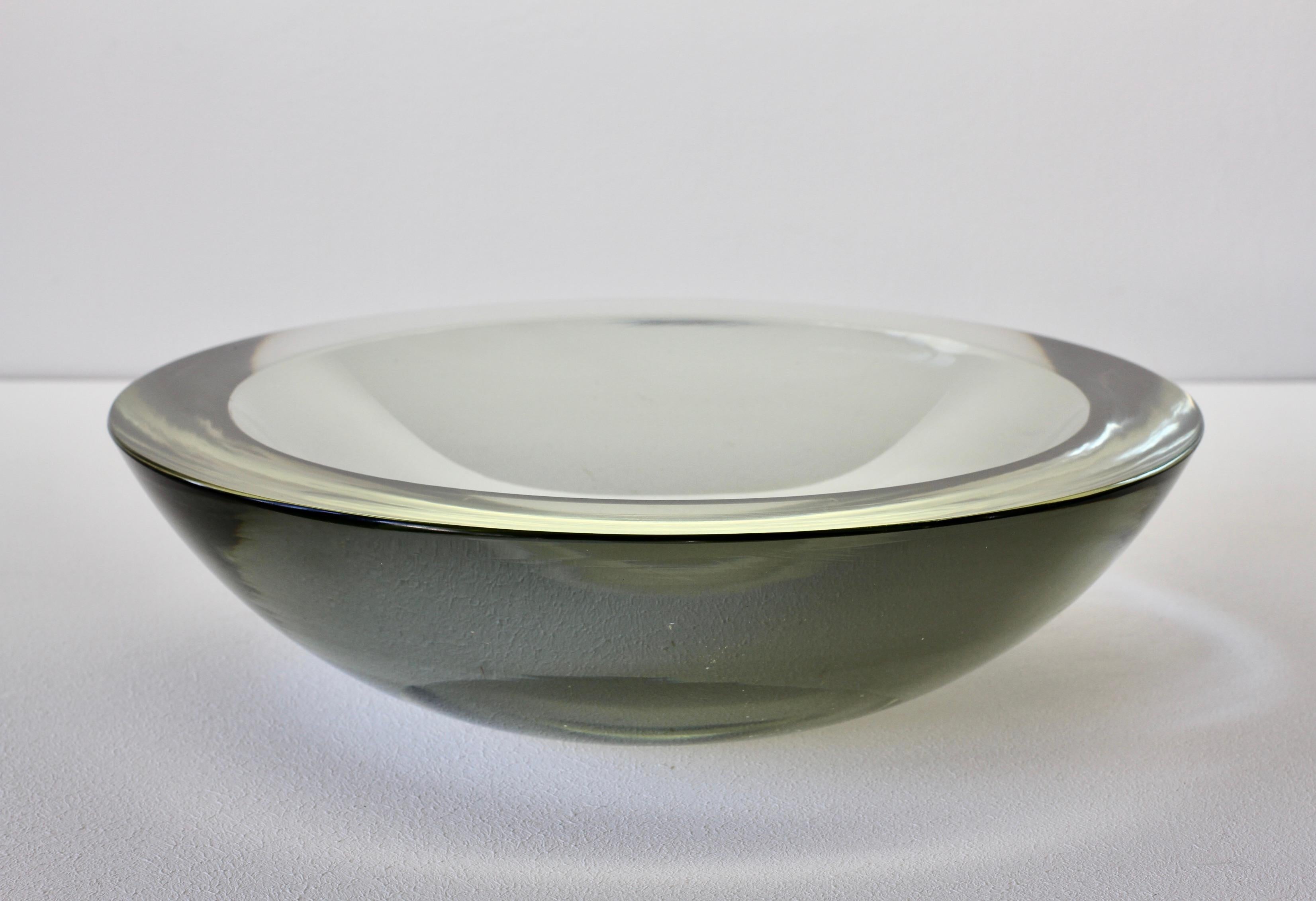 Huge 12" Cenedese Attributed Vintage Italian Murano Glass Bowl or ...