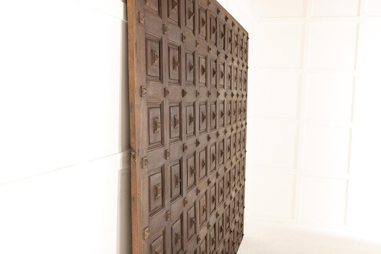 Huge 18th Century Spanish Wood Panel For Sale at 1stDibs