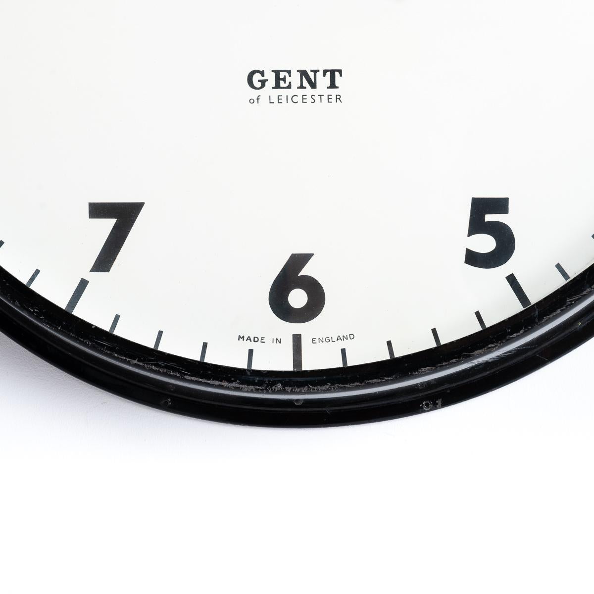 Huge 27" Gent of Leicester Vintage Railway Station Clock For Sale at ...