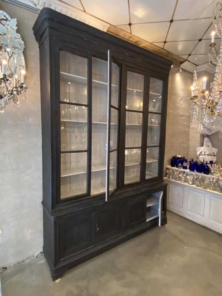 Huge and Handsome Antique 2-Part Display Cabinet/Tallboy, France For ...