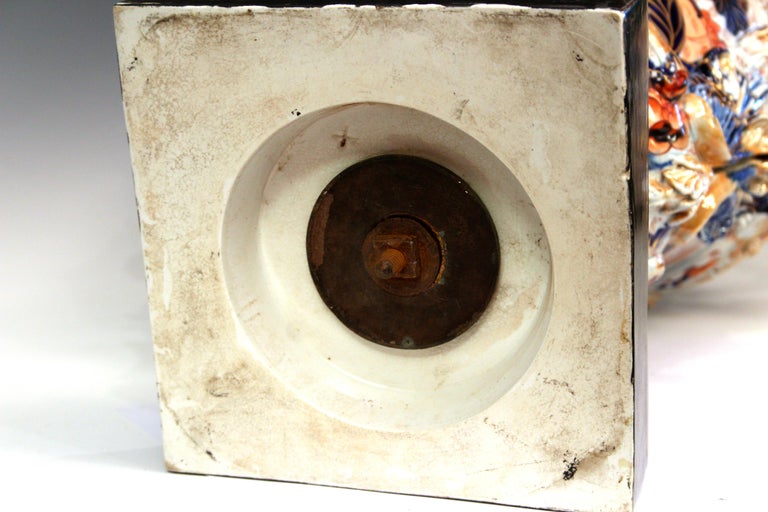 Huge Antique Mason's English Ironstone Imari Japan Ewer Pitcher Urn ...