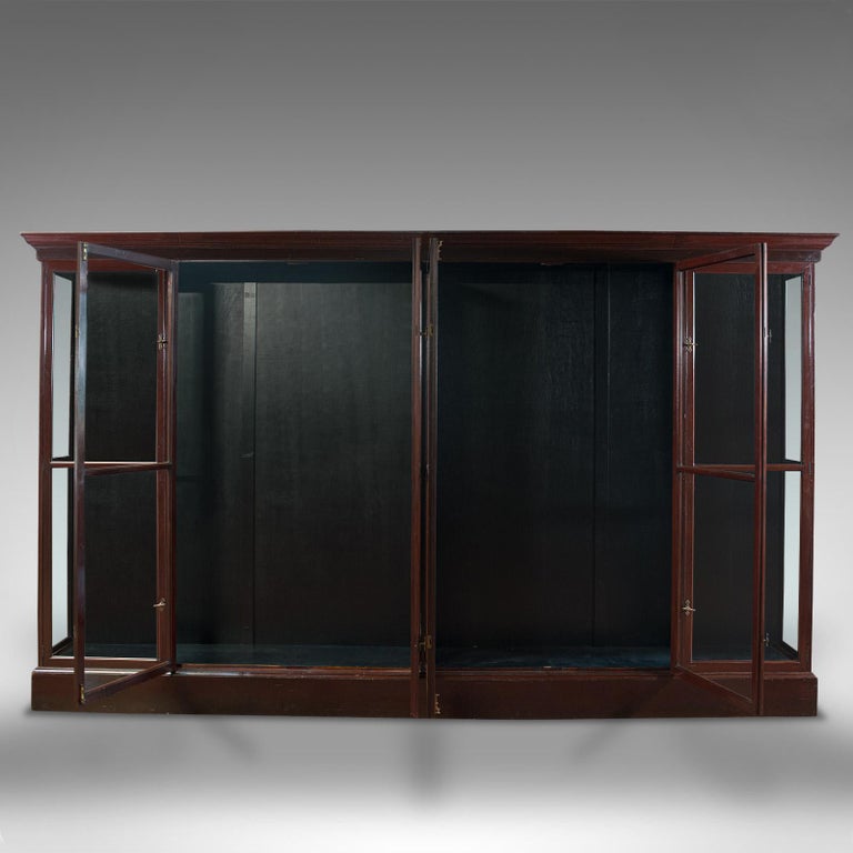 Huge Antique Shop Cabinet, English, Retail Display Showcase, Victorian ...