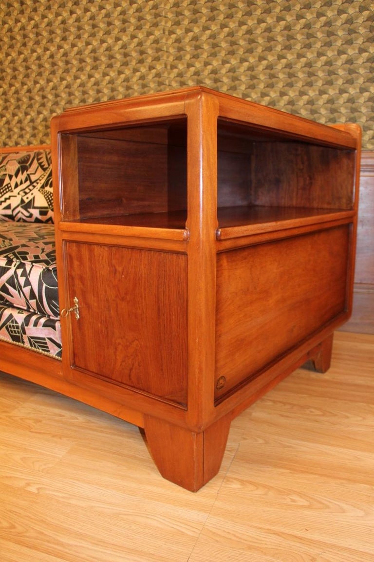 Huge Art Deco Bench from the Majorelle Workshops For Sale at 1stDibs