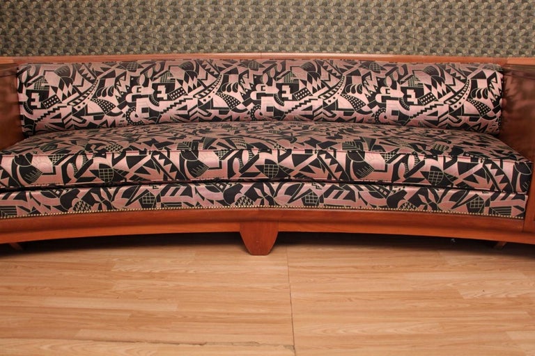 Huge Art Deco Bench from the Majorelle Workshops For Sale at 1stDibs