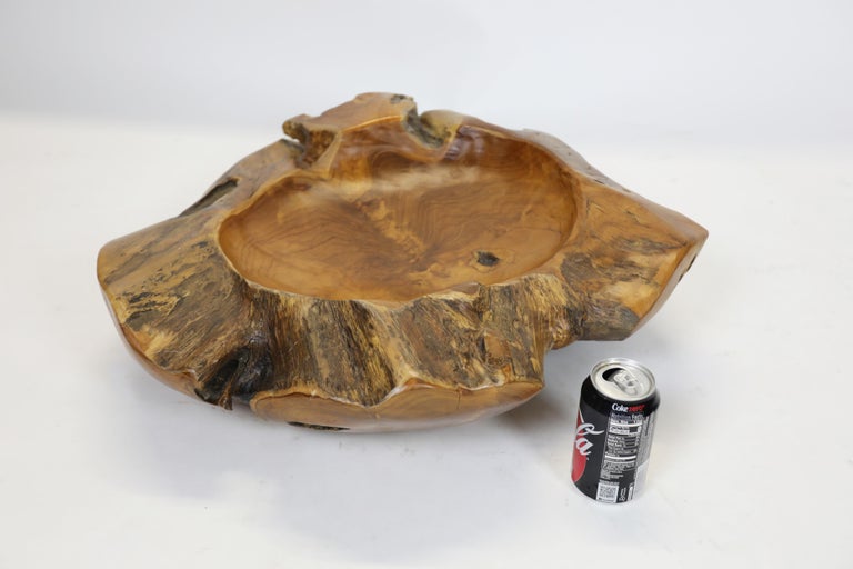 Huge Burl Cherry Wood Bowl For Sale at 1stDibs | burl wood bowls for ...