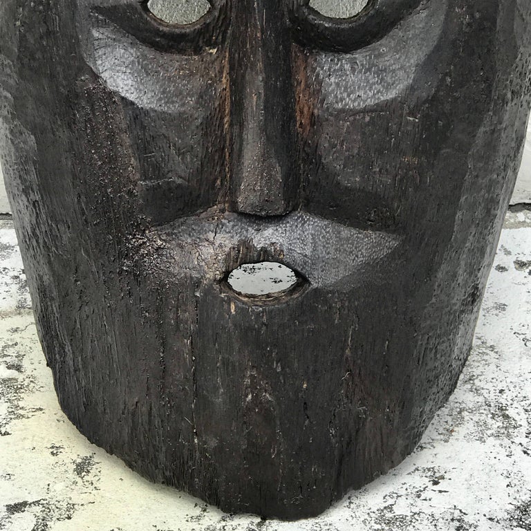 Huge Carved Mahogany Celtic Mask For Sale at 1stDibs | celtic masks ...