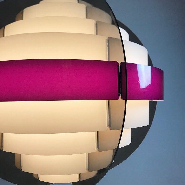 Huge Ceiling Light by Brylle and Jacobsen for Quality System, Denmark ...
