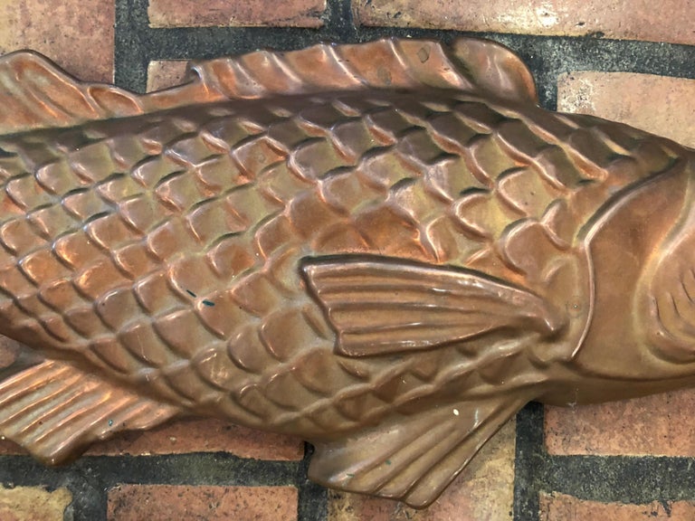 Huge Copper Mold of Fish at 1stDibs
