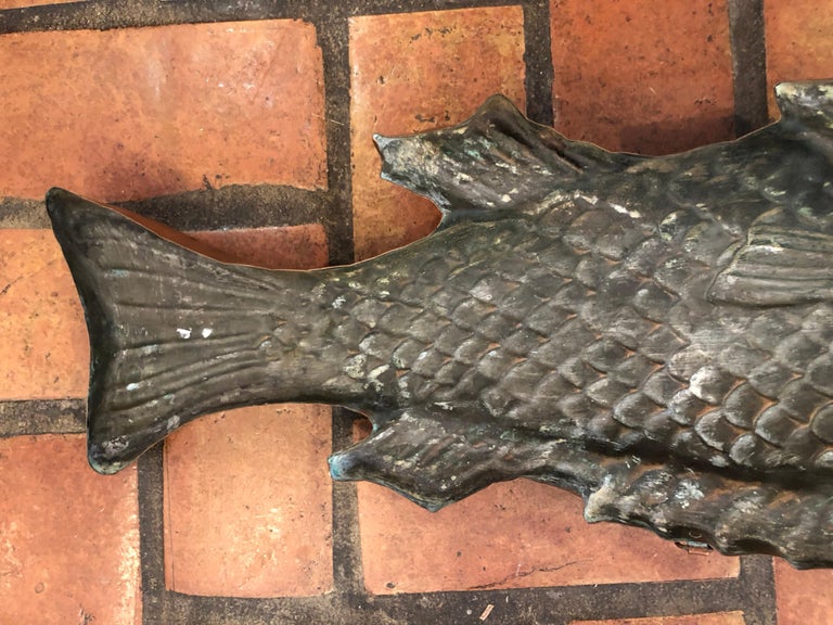 Huge Copper Mold of Fish at 1stDibs