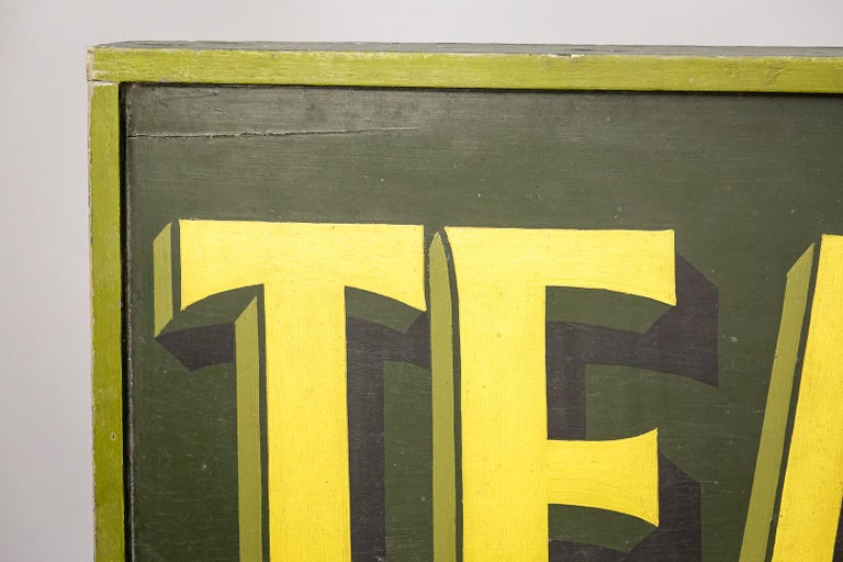 Huge Early 20th Century English "Tea Room" Sign at 1stDibs | tea room signs