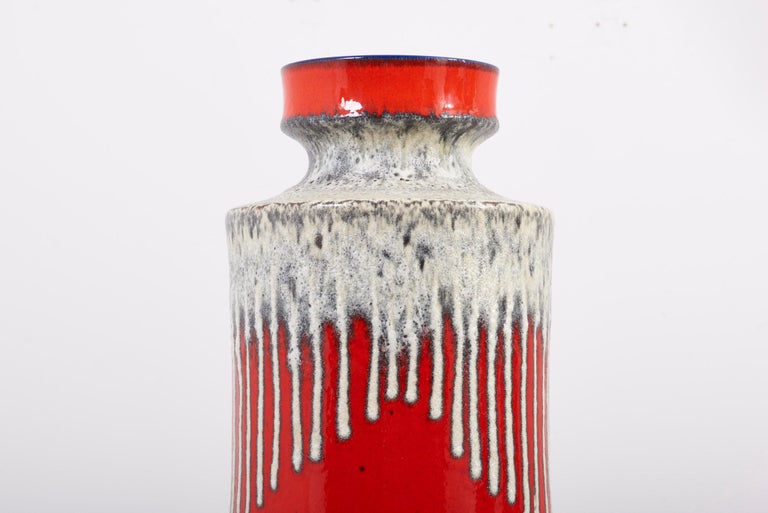 Huge Fat Lava Ceramic Floor Vase by Bay Keramik, West-Germany, 1960s at ...