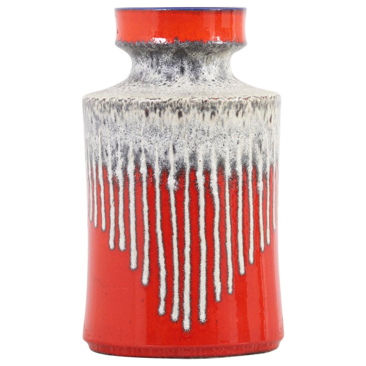 Huge Fat Lava Ceramic Floor Vase by Bay Keramik, West-Germany, 1960s at ...