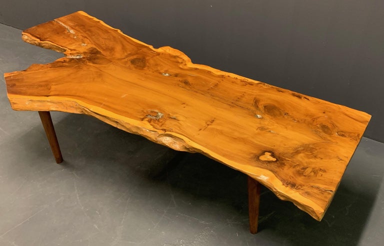 Huge Free Edge Coffee Table For Sale at 1stDibs