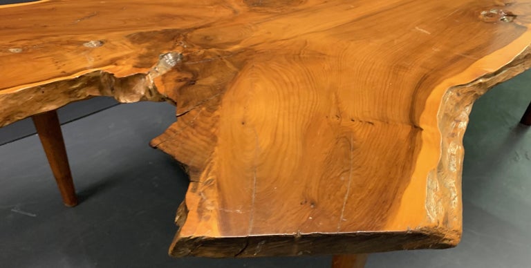 Huge Free Edge Coffee Table For Sale at 1stDibs