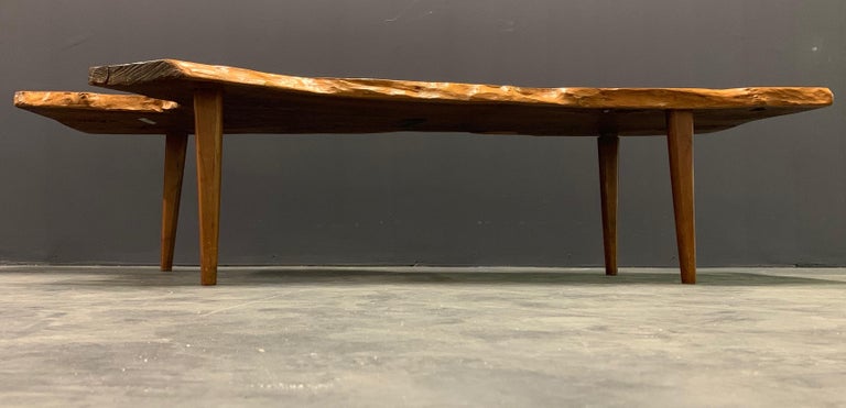 Huge Free Edge Coffee Table For Sale at 1stDibs