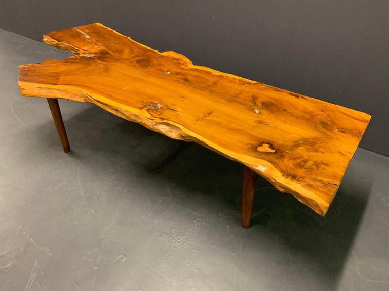 Huge Free Edge Coffee Table For Sale at 1stDibs