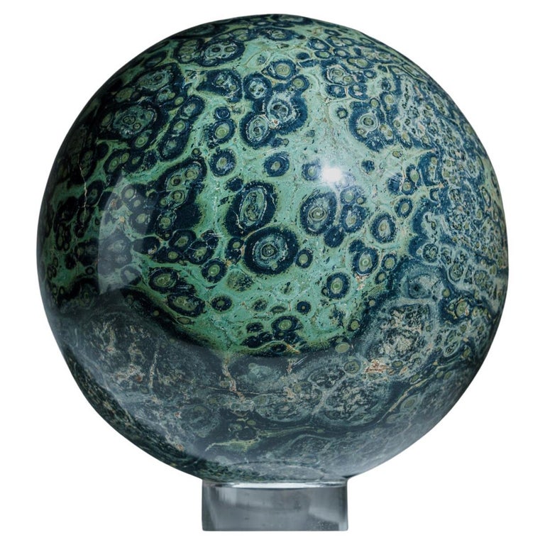 Huge Genuine Polished Kambaba Jasper Sphere (48 lbs) For Sale at 1stDibs