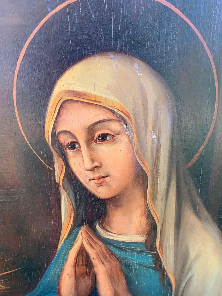 Huge Gothic Art Painting from Holy Family by Lou Asperslagh in Stylish ...