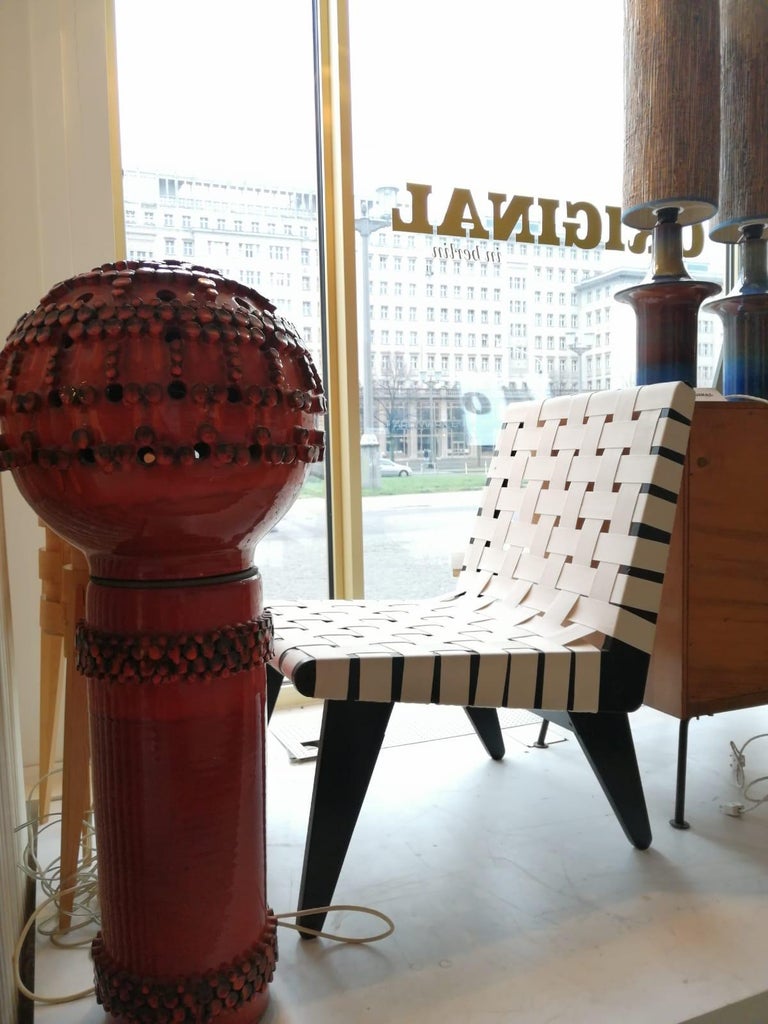 Huge Hans Welling for Ceramano Ceramic 'Ceralux' Series Floor Lamp in ...