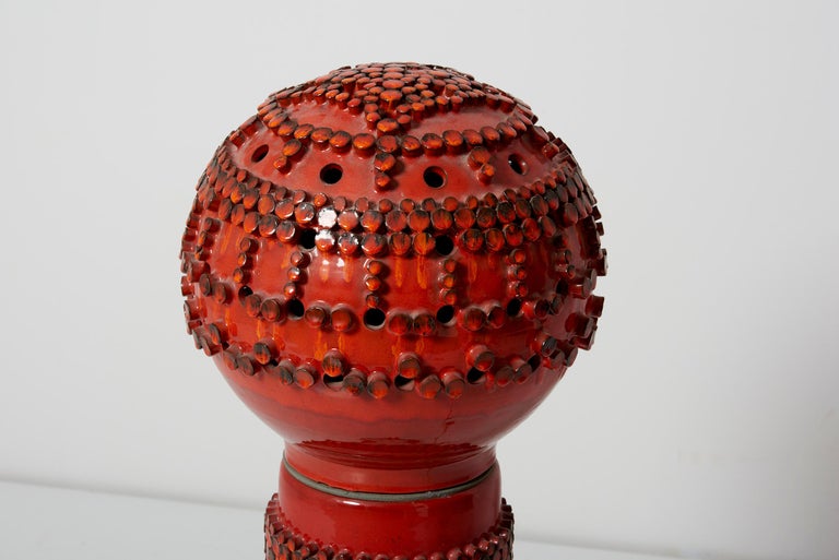 Huge Hans Welling for Ceramano Ceramic 'Ceralux' Series Floor Lamp in ...