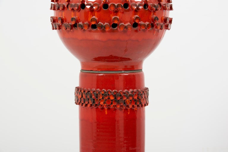 Huge Hans Welling for Ceramano Ceramic 'Ceralux' Series Floor Lamp in ...