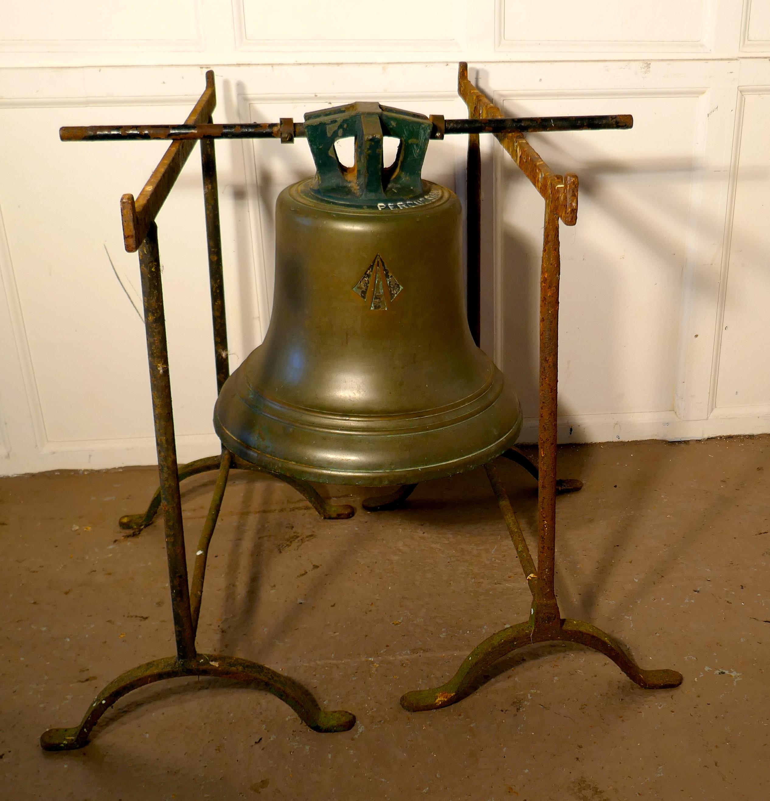 Huge Heavy Bronze Bell, Tower Bell at 1stDibs