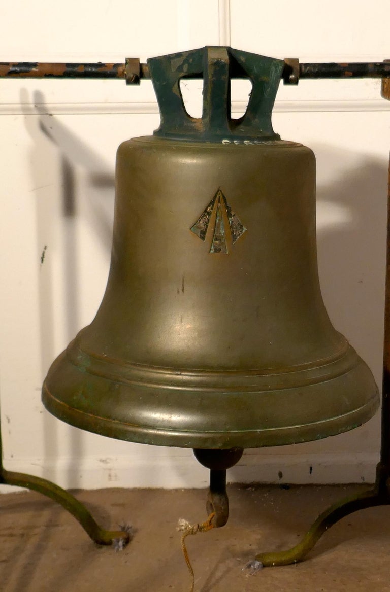 Huge Heavy Bronze Bell, Tower Bell at 1stDibs