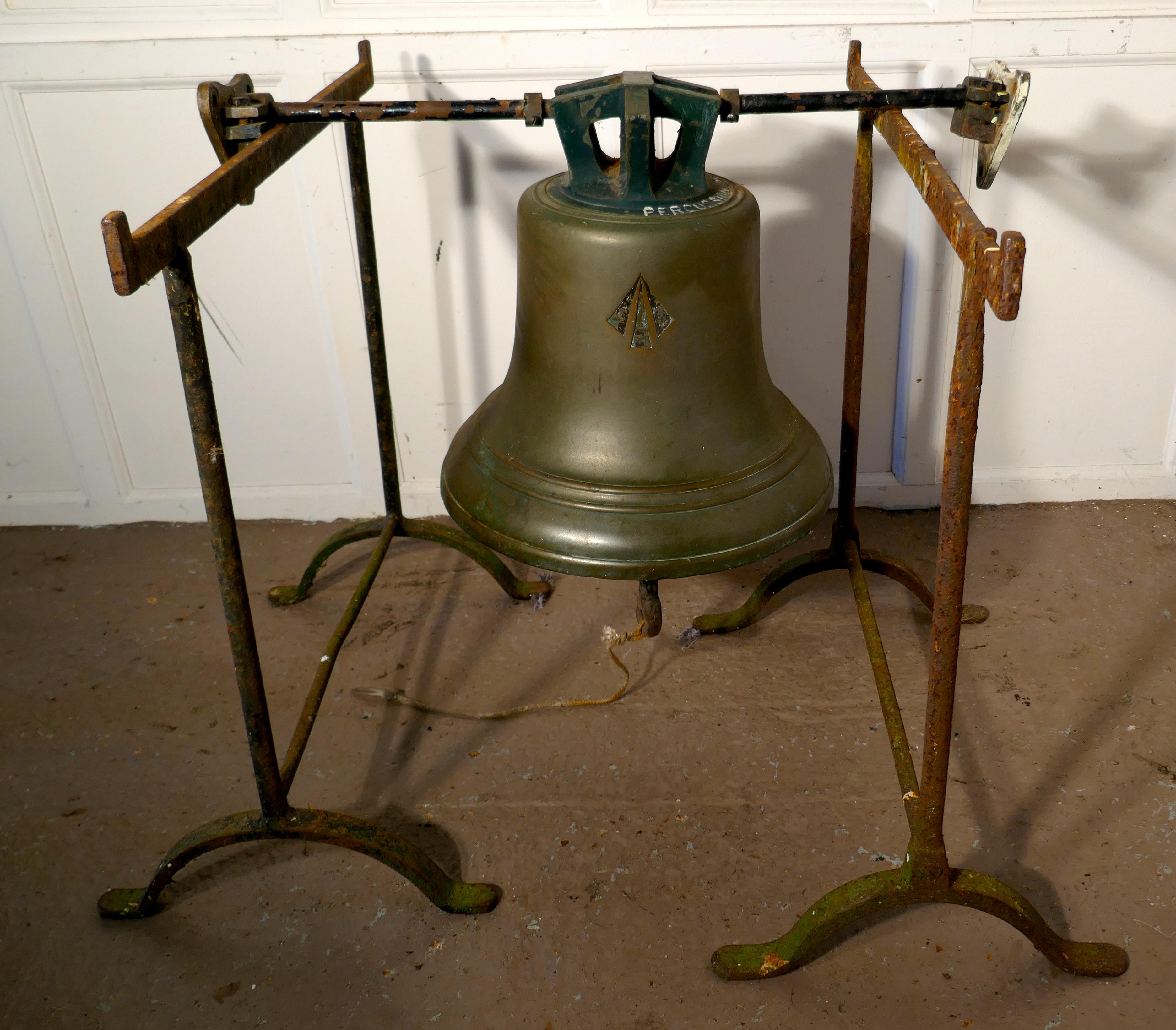 Huge Heavy Bronze Bell, Tower Bell at 1stDibs