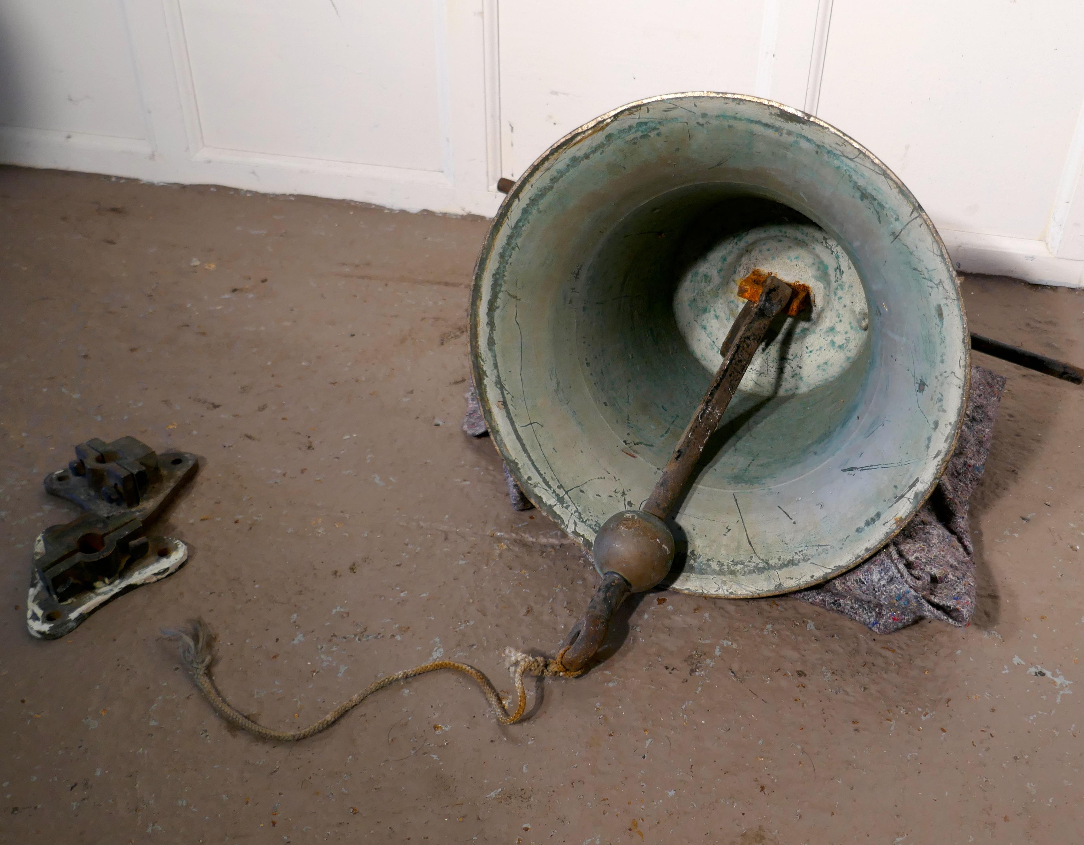 Huge Heavy Bronze Bell, Tower Bell at 1stDibs