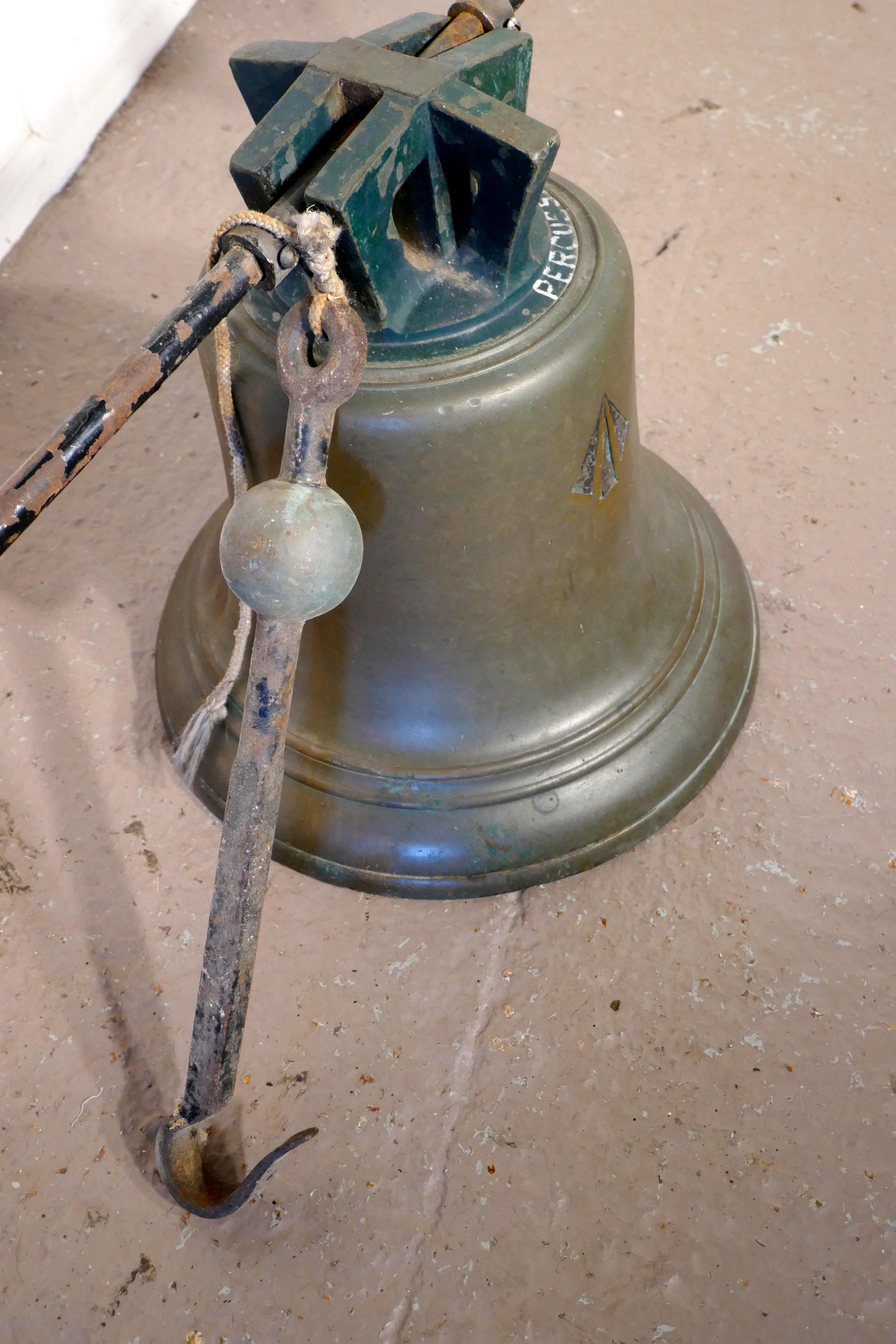 Huge Heavy Bronze Bell, Tower Bell at 1stDibs