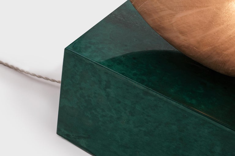 Huge Italian Mid-Century Modern Nautilus Shell Lamp by Aldo Tura at 1stDibs