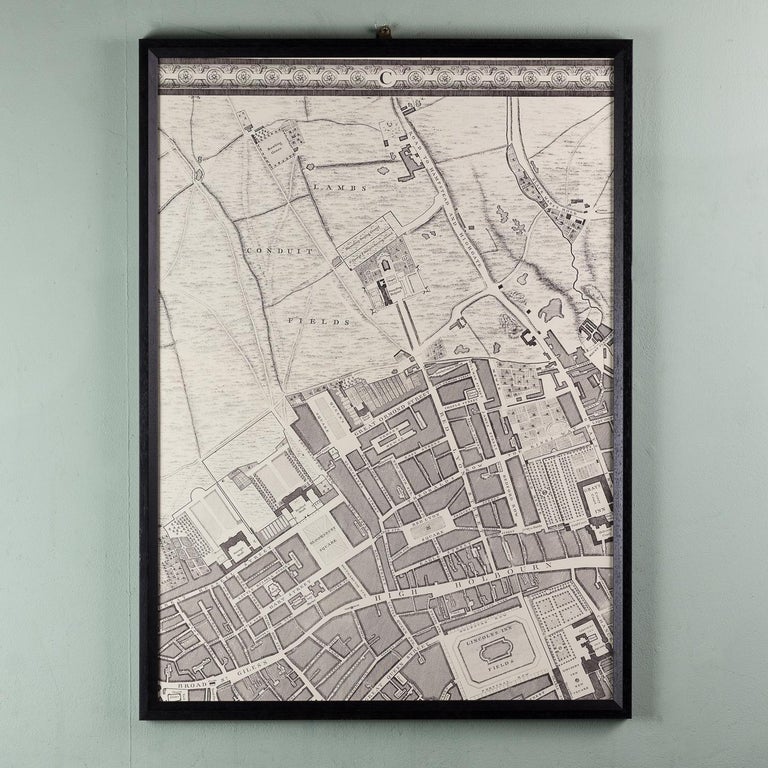 Huge John Rocque Map of London 1746, Republished By Harry Margary at ...
