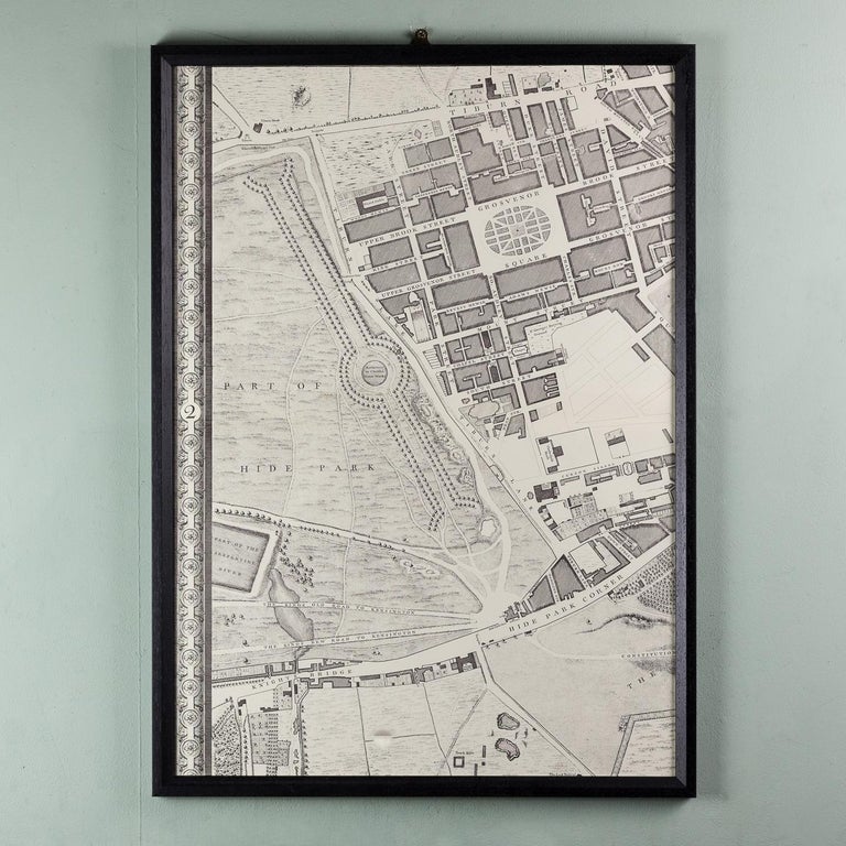 Huge John Rocque Map of London 1746, Republished By Harry Margary at ...