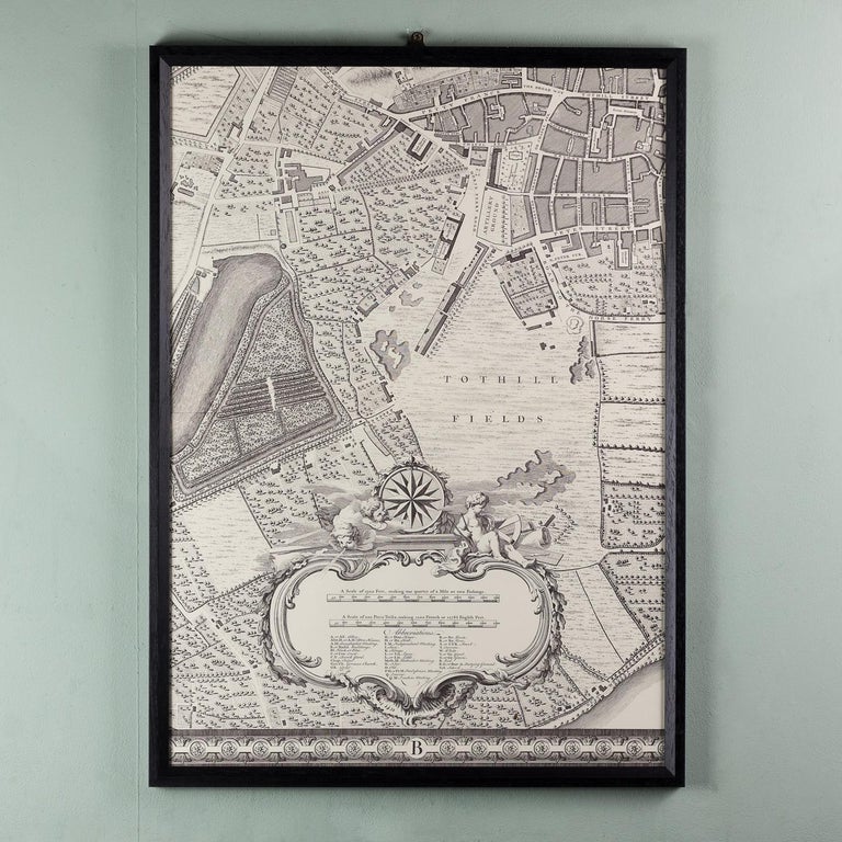 Huge John Rocque Map of London 1746, Republished By Harry Margary at ...