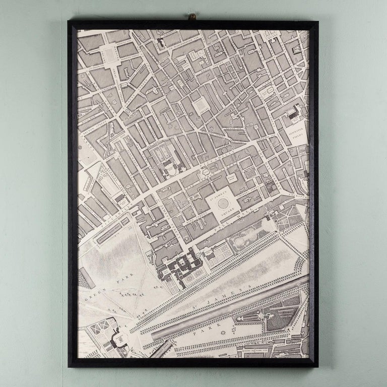 Huge John Rocque Map of London 1746, Republished By Harry Margary at ...