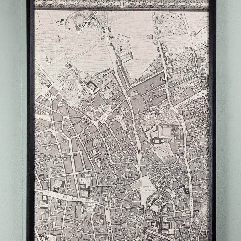 Huge John Rocque Map of London 1746, Republished By Harry Margary at ...