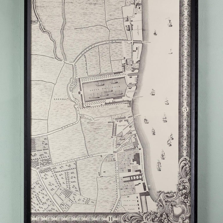 Huge John Rocque Map of London 1746, Republished By Harry Margary at ...