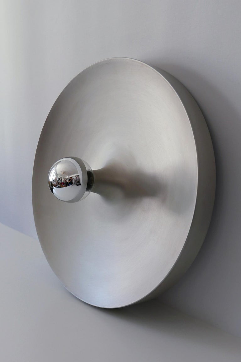 Huge Mid-Century Modern Disc Sconce or Flush Mount by Staff and Schwarz ...