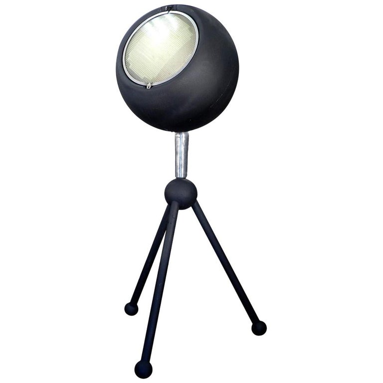 Huge Midcentury Sphere Floor Lamp For Sale at 1stDibs