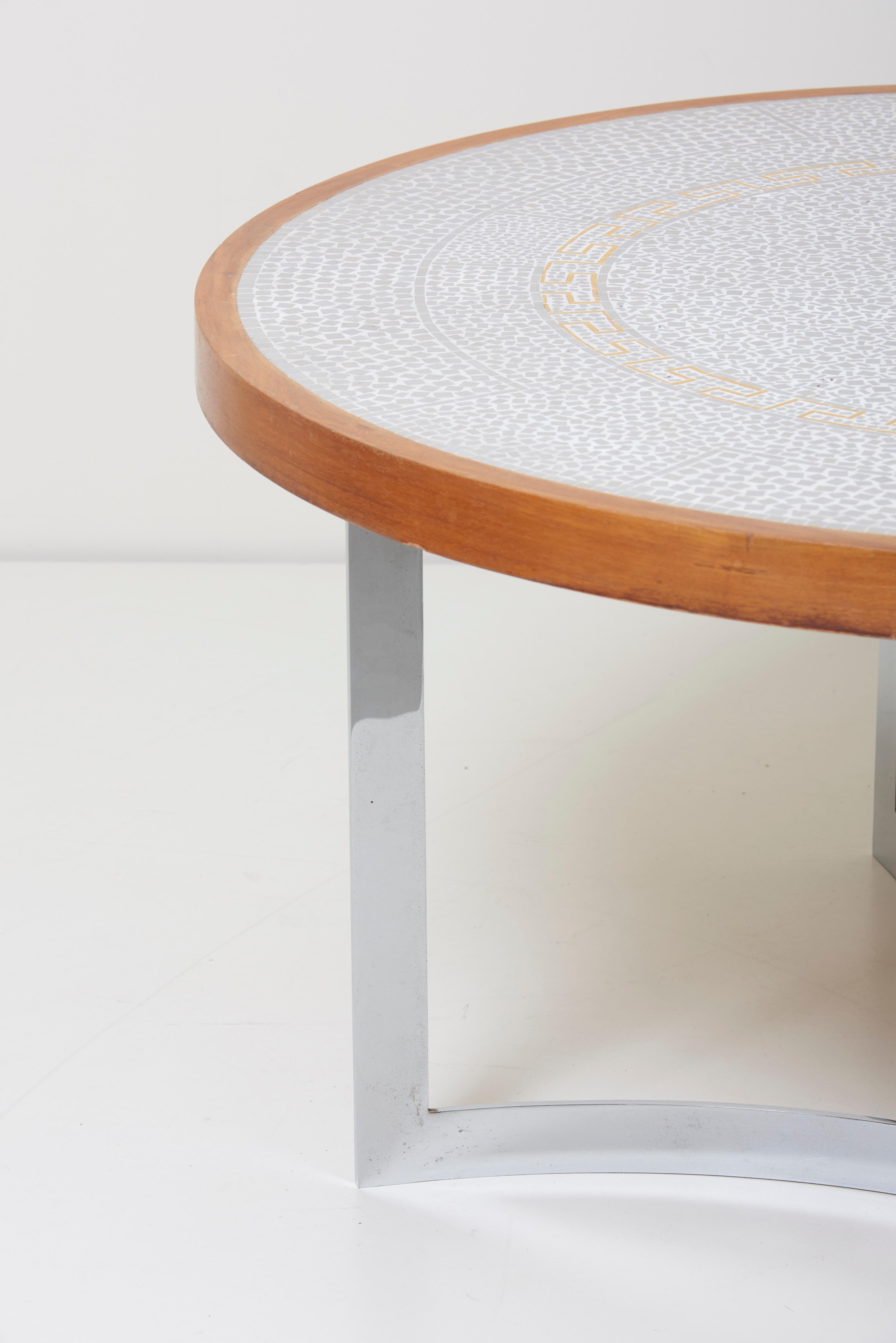 Huge Mosaic Coffee Table by Berthold Müller, Germany, 1967 For Sale at ...