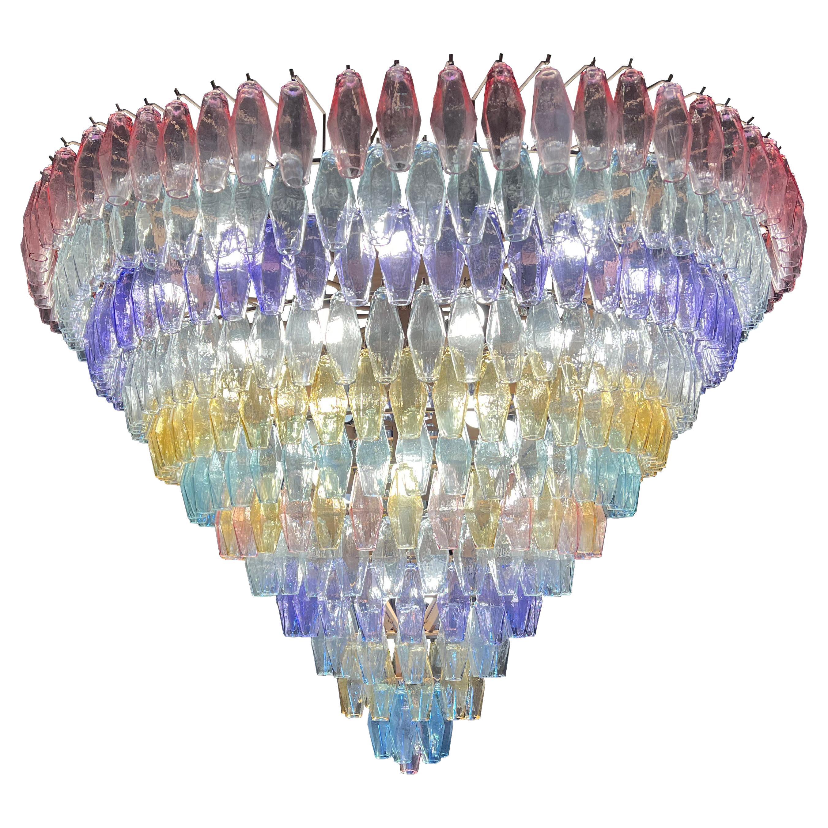 American Victorian Hallway Chandelier with Multi-Colored Jewels at ...