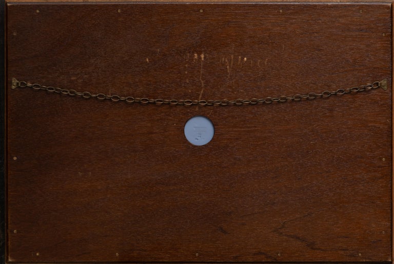 Huge Signed Wedgwood Blue and White Plaque For Sale at 1stDibs