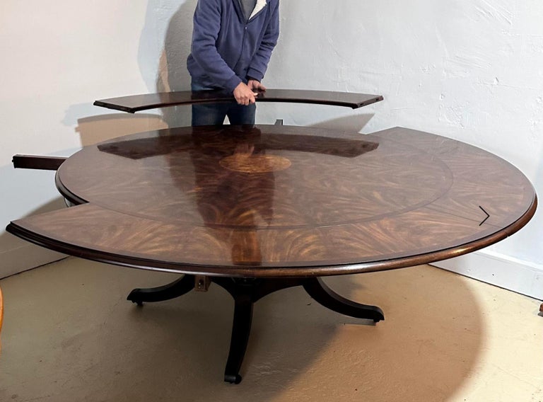 Huge Theodore Alexander Brook Street Modern Designer Round Dining ...