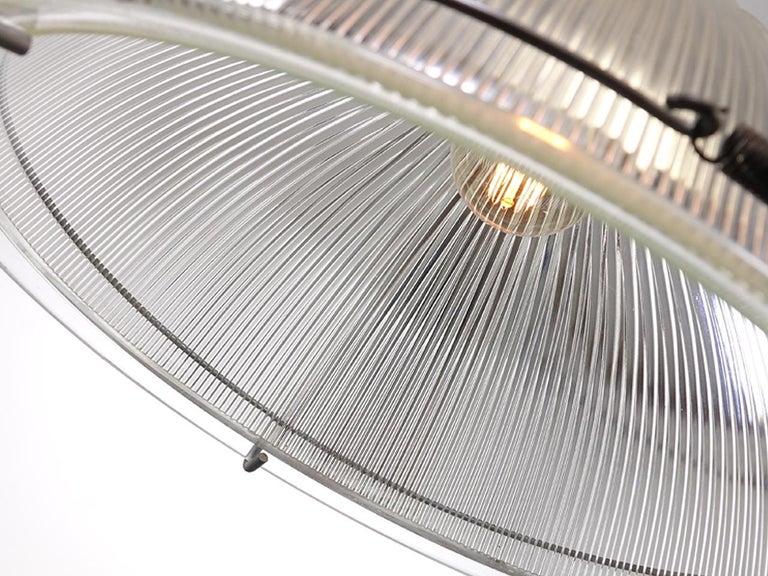 Huge Tripod Holophane Pendants For Sale at 1stdibs